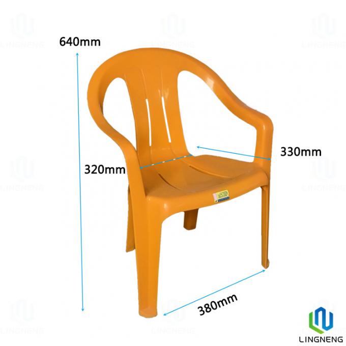Ergonomic Modern Heavy Duty Plastic Stackable Dining Chairs OEM Acceptable