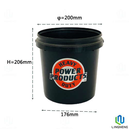 Round 5 Litre Plastic Buckets For Storage And Turnover Free Sample