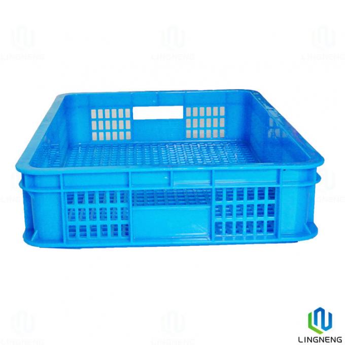 PP Stackable Fruit Crates , Nestable Plastic Crates For Fruits And ...