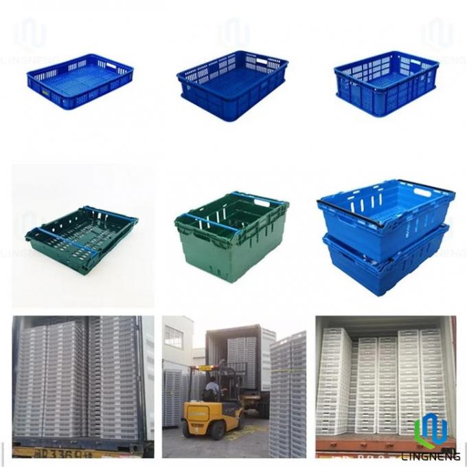 Frozen Plastic Food Crates Stackable Nestable Plastic Fruit & Vegetable ...